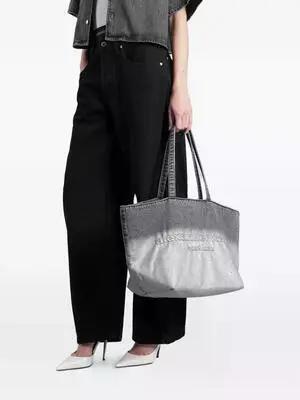 Alexander Wang Wide-leg Jeans With Attached Boxer Brief - Black