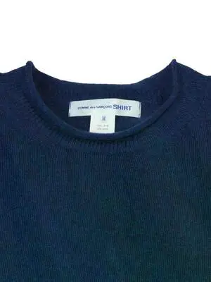 Comme Des Garçons Rolled-hem Wool Sweater