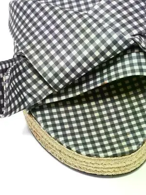 N°21 Knotted-upper Gingham Sandals