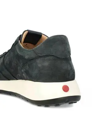 TOD'S Suede Sneakers With Logo Detail - Blue