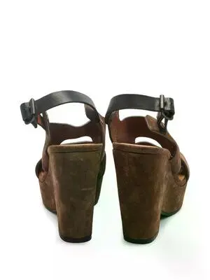 See By Chloé Suede Platform Wedge Sandals