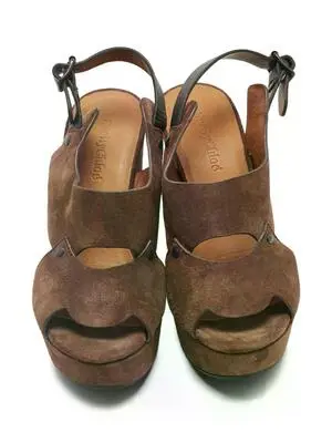 See By Chloé Suede Platform Wedge Sandals