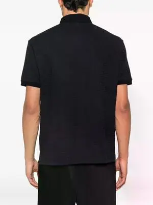 Emporio Armani Textured Polo Shirt