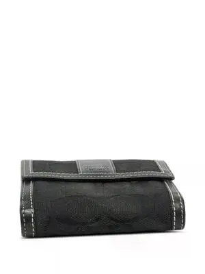 COACH VINTAGE Logo-detail Flap Wallet
