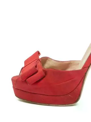 Fendi Platform Bow Shoes