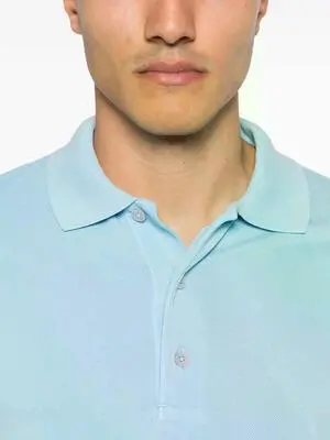 TOM FORD Buttoned Polo Shirt - Blue