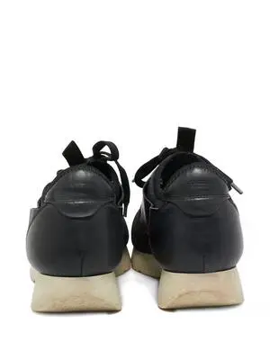 Balenciaga Leather Sneakers - Black