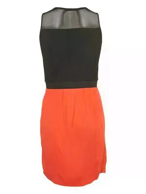 Sandro Mesh-detailed Mini Dress