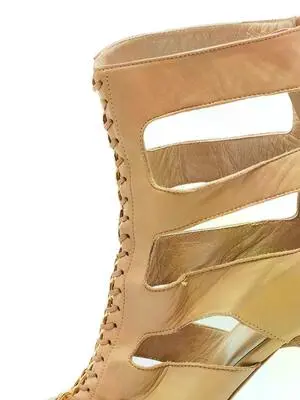 STUART WEITZMAN Cut-out Lace Sandals