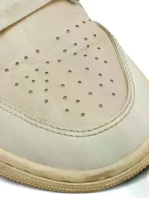 JORDAN Air 1 Leather Sneakers - Neutrals