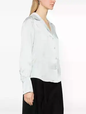 ANINE BING Bethany Buttoned Shirt - Blue
