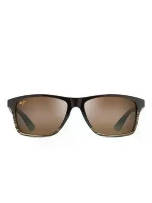 Maui Jim Onshore Rectangle Sunglasses - Brown