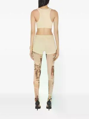 JEAN PAUL GAULTIER Ribbed Patch-detail Shorts