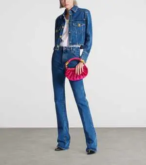 Balmain Mini Ebene Top-handle Bag - Pink