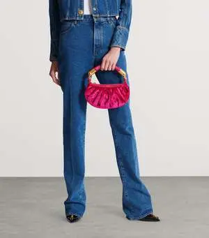 Balmain Mini Ebene Top-handle Bag - Pink