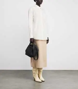 Lafayette 148 New York Cotton Oversized Shirt