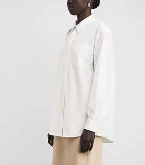 Lafayette 148 New York Cotton Oversized Shirt