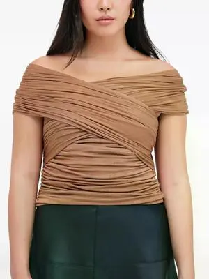 MARCELLA Alyssa Straps-detail Top - Brown