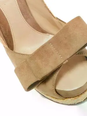 Fendi Peep-toe Bow Pumps