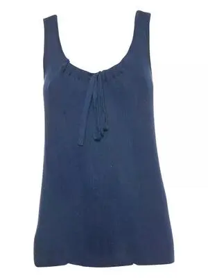 Marni Knitted Tie-up Tank Top