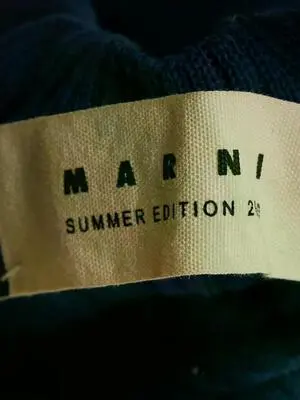 Marni Knitted Tie-up Tank Top