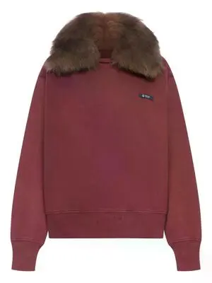 Prada Fur-collar Sweatshirt