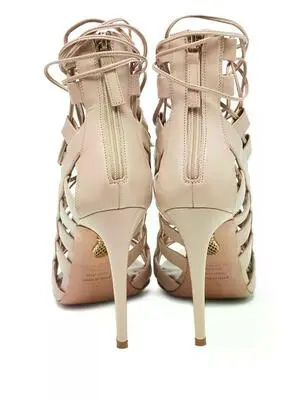 AQUAZZURA Lace-up Stiletto Heel Sandals