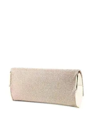 Benedetta Bruzziches Kate Embellished Chain Clutch - Neutrals
