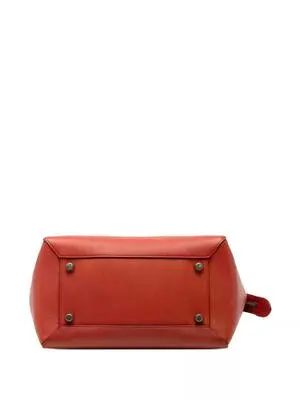 Celine 2016 Mini Grained Calfskin Belt Bag - Red