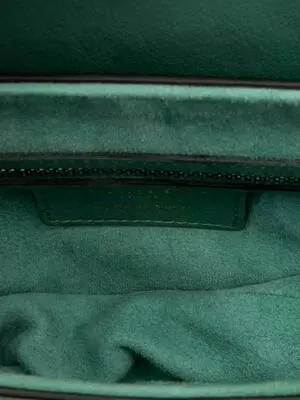Dior 2021 Leather Saddle Shoulder Bag - Green