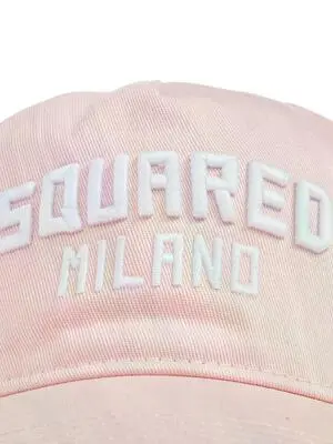 Dsquared2 Embroidered Cotton Gabardine Baseball Cap