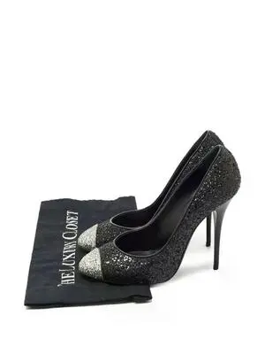 GIUSEPPE ZANOTTI 120mm Glitter Cap-toe Pumps
