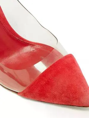 GIANVITO ROSSI Plexi Suede Pumps