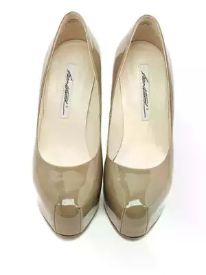 Brian Atwood 130mm Patent Leather Platform Pumps