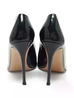 GIANVITO ROSSI 115mm Patent Leather Pointed-toe Pumps - Black