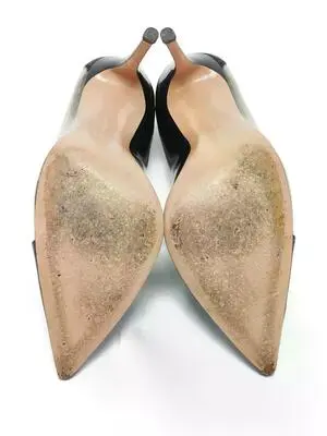 GIANVITO ROSSI 115mm Patent Leather Pointed-toe Pumps - Black
