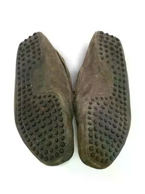 TOD'S Nubuck Leather Loafer - Grey