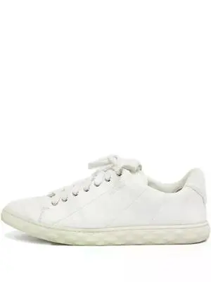 JIMMY CHOO Diamond Leather Low-top Sneakers