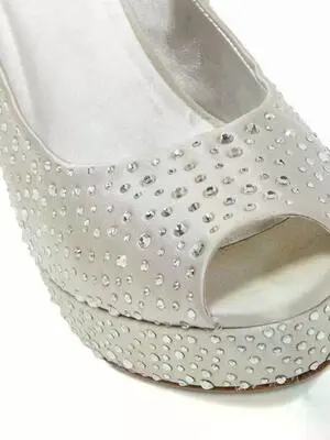LORIBLU 150mm Crystal-embellished Heeled Pumps