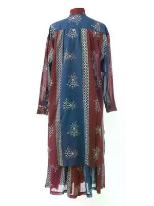 SOULEIADO Patterned Skirt Suit
