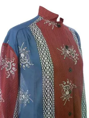 SOULEIADO Patterned Skirt Suit