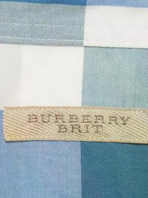 Burberry Check-pattern Cotton Shirt