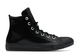 CONVERSE Chuck Taylor All Star Leather High-top Sneakers - Black/total Eclipse