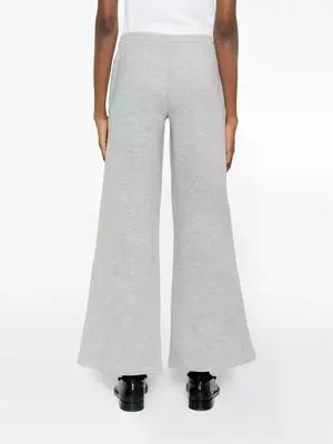 ANINE BING Kacey Logo-detail Track Pants - Grey