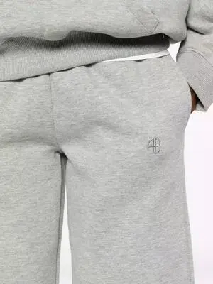 ANINE BING Kacey Logo-detail Track Pants - Grey