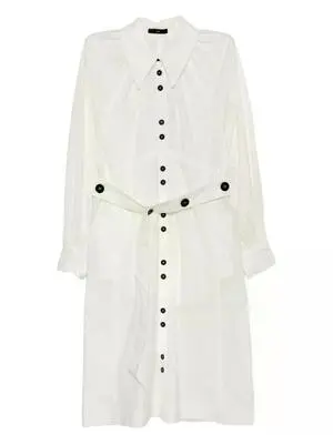 J KOO Cotton Shirt Dress