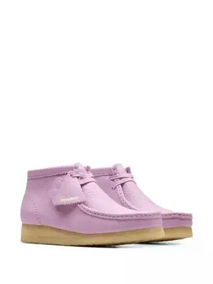 Clarks Wallabee Leather Boots - Pink