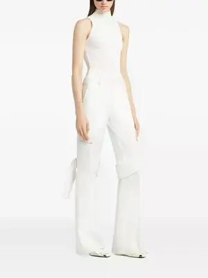 COURREGES Cotton Trousers With Flap-pocket