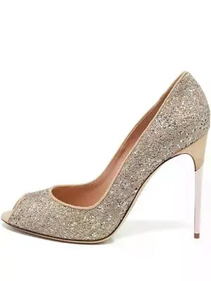SEBASTIAN TAREK 120mm Glitter-embellished Pumps