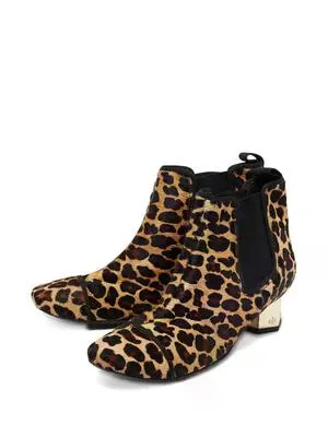 Tory Burch 40mm Leopard-print Heeled Ankle Boots